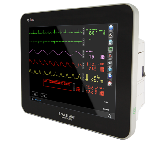 Qube compact bedside monitor - Spacelabs Healthcare