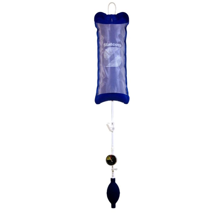 Pressure infusion bag with gauge and stopcock value, 1000mL, box of 24 ...