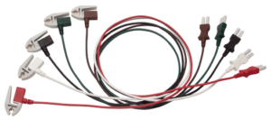 ECG leadwires, 5-lead set, pinch, reusable, 24", AAMI - Spacelabs ...