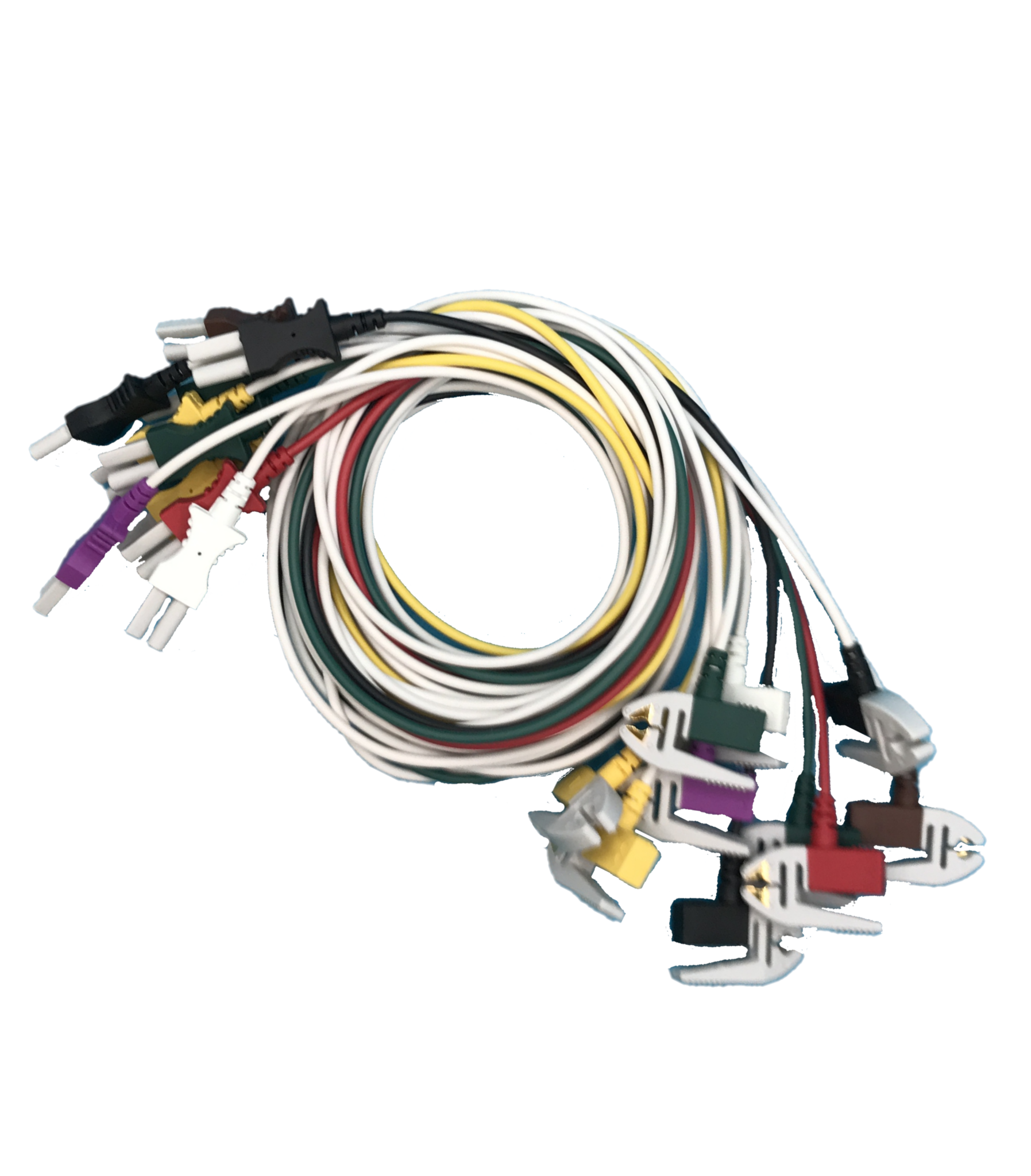ECG leadwires, 10-lead set, pinch, reusable, 40", IEC - Spacelabs ...