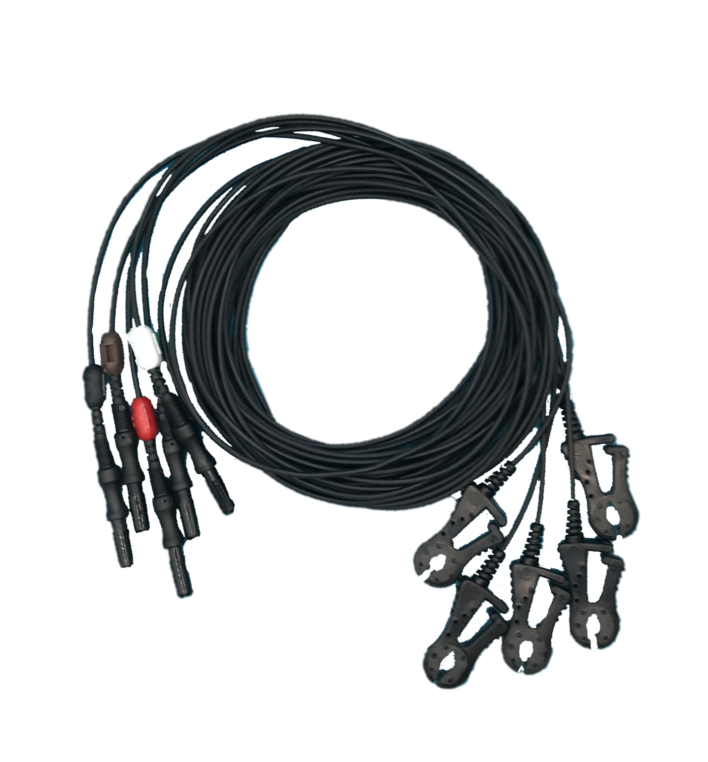 ECG leadwires, combiner system, 5-lead set, radiolucent, pinch ...