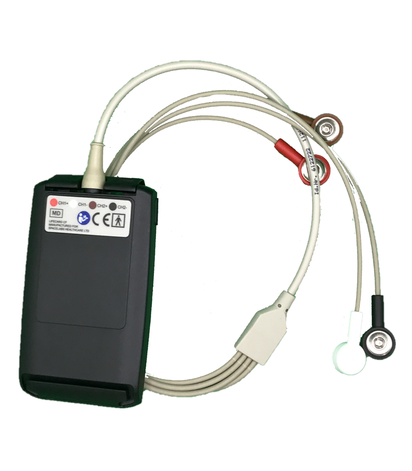 4-lead set for Lifecard ECG recorder, short - Spacelabs Healthcare