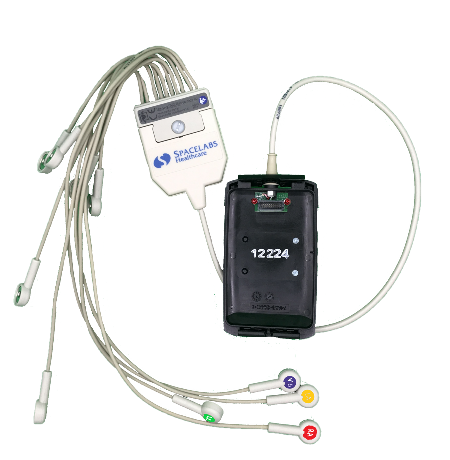 12-lead wire system for Lifecard CF 12 recorder, IEC - Spacelabs Healthcare