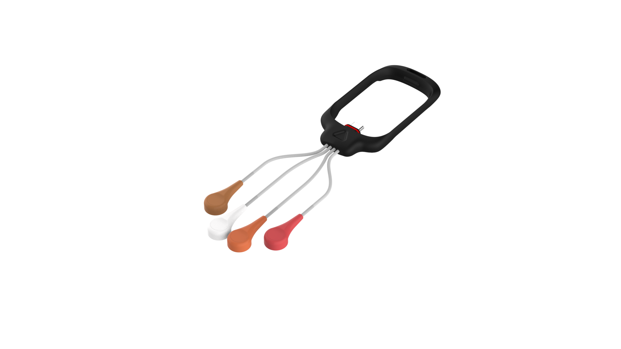 Eclipse Pro 4-lead snap on with yoke, long, 1 each - Spacelabs Healthcare