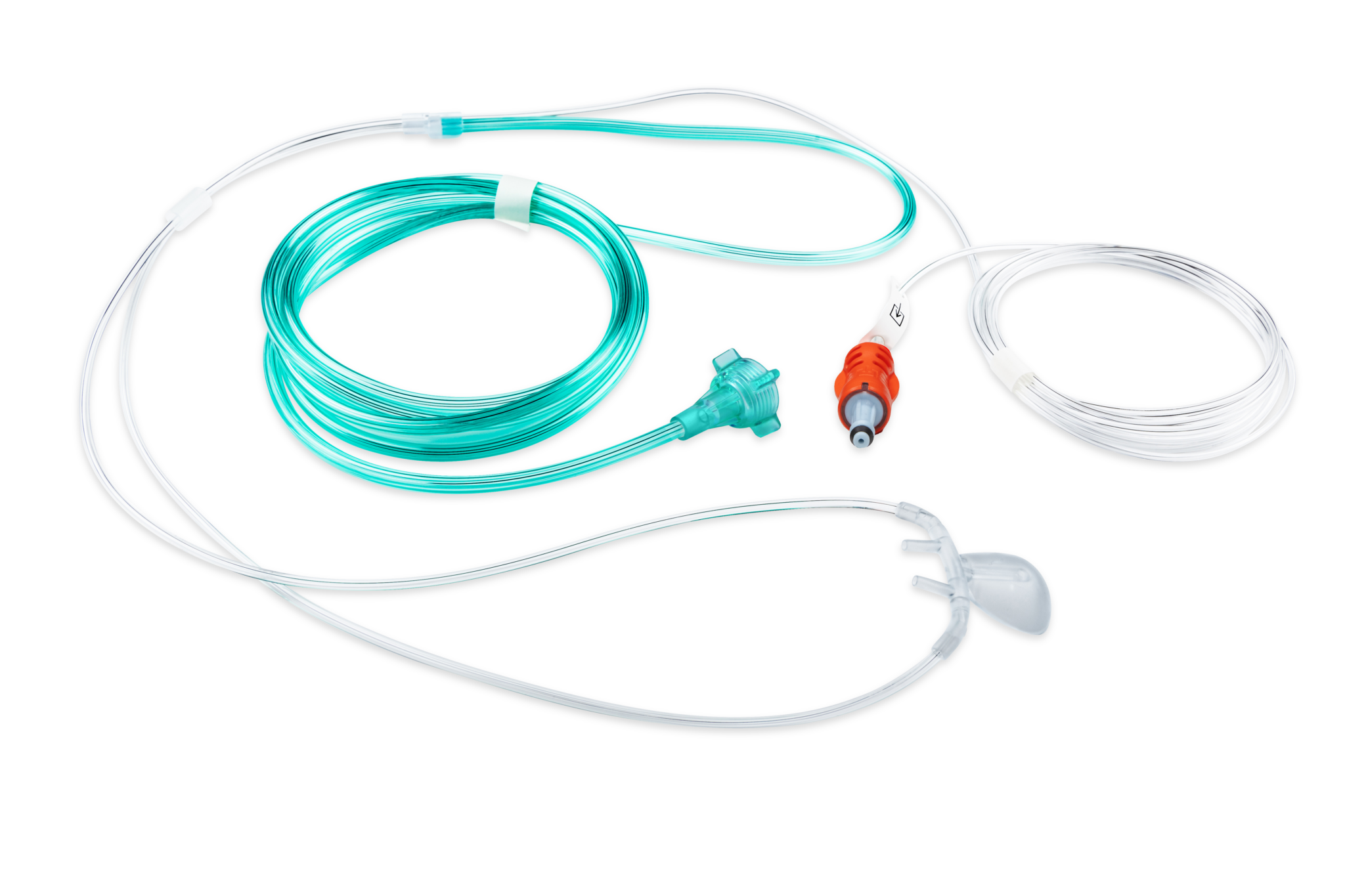 NomoLine LH nasal/oral cannula, CO2 and O2, adult, 2 m, box of 25 ...