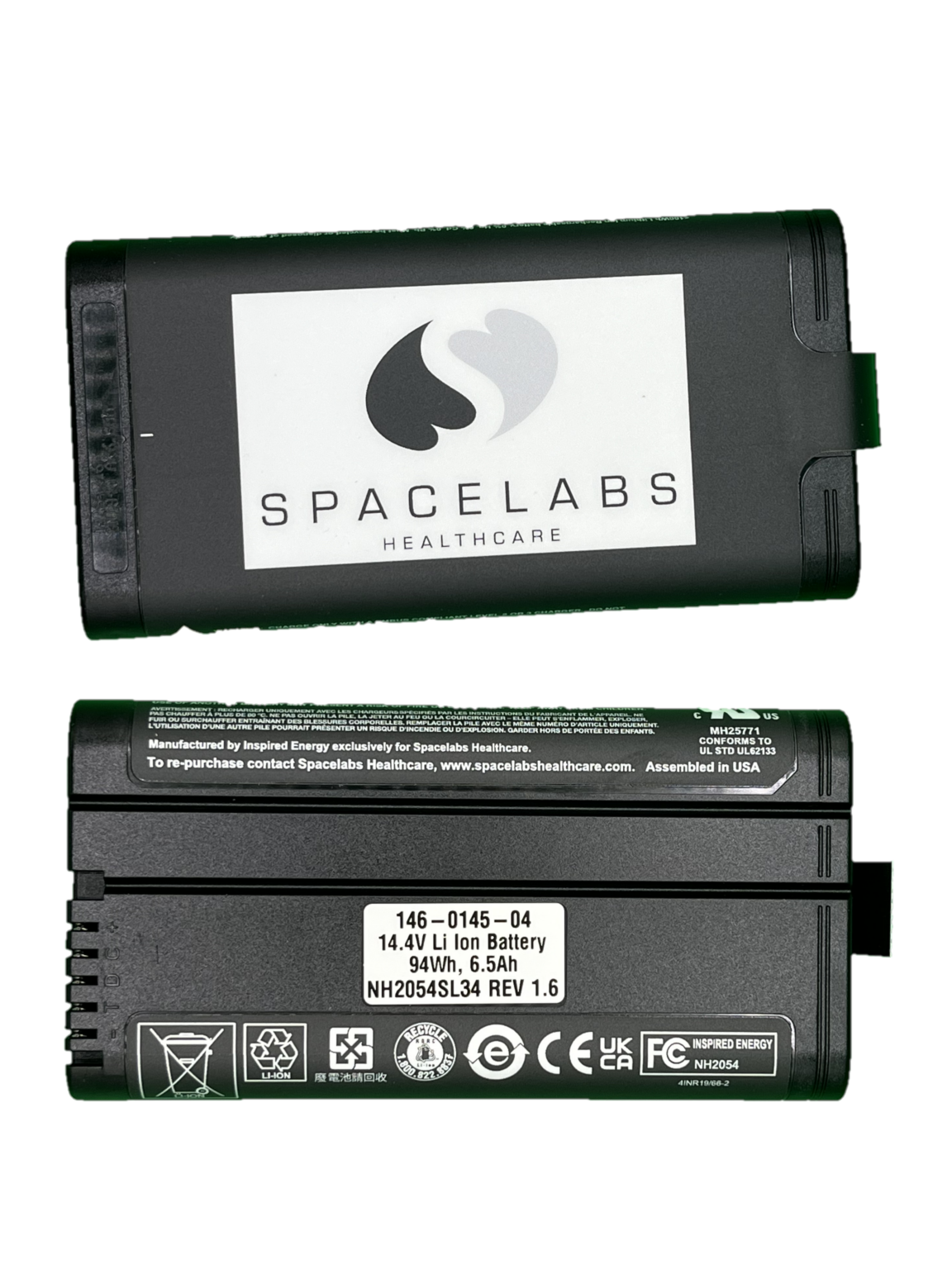 Battery, Li-ion, 14.4V, 98WH, 6.8AH, NRTL, 91389 - Spacelabs Healthcare