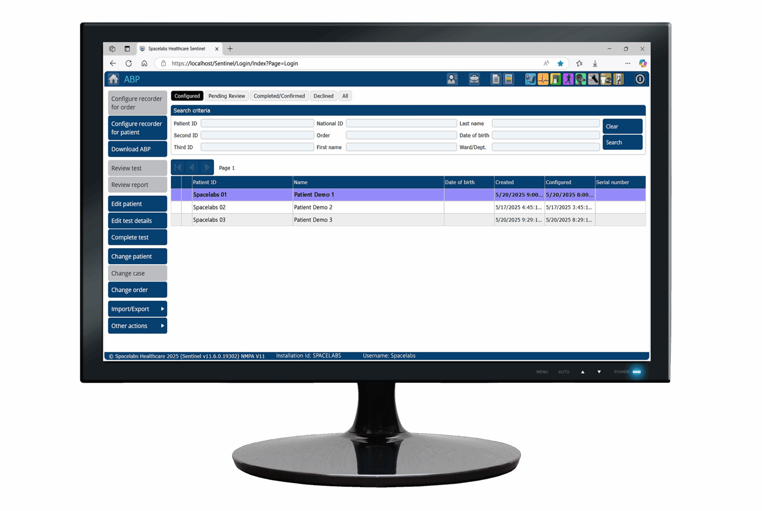 Sentinel - Spacelabs Healthcare